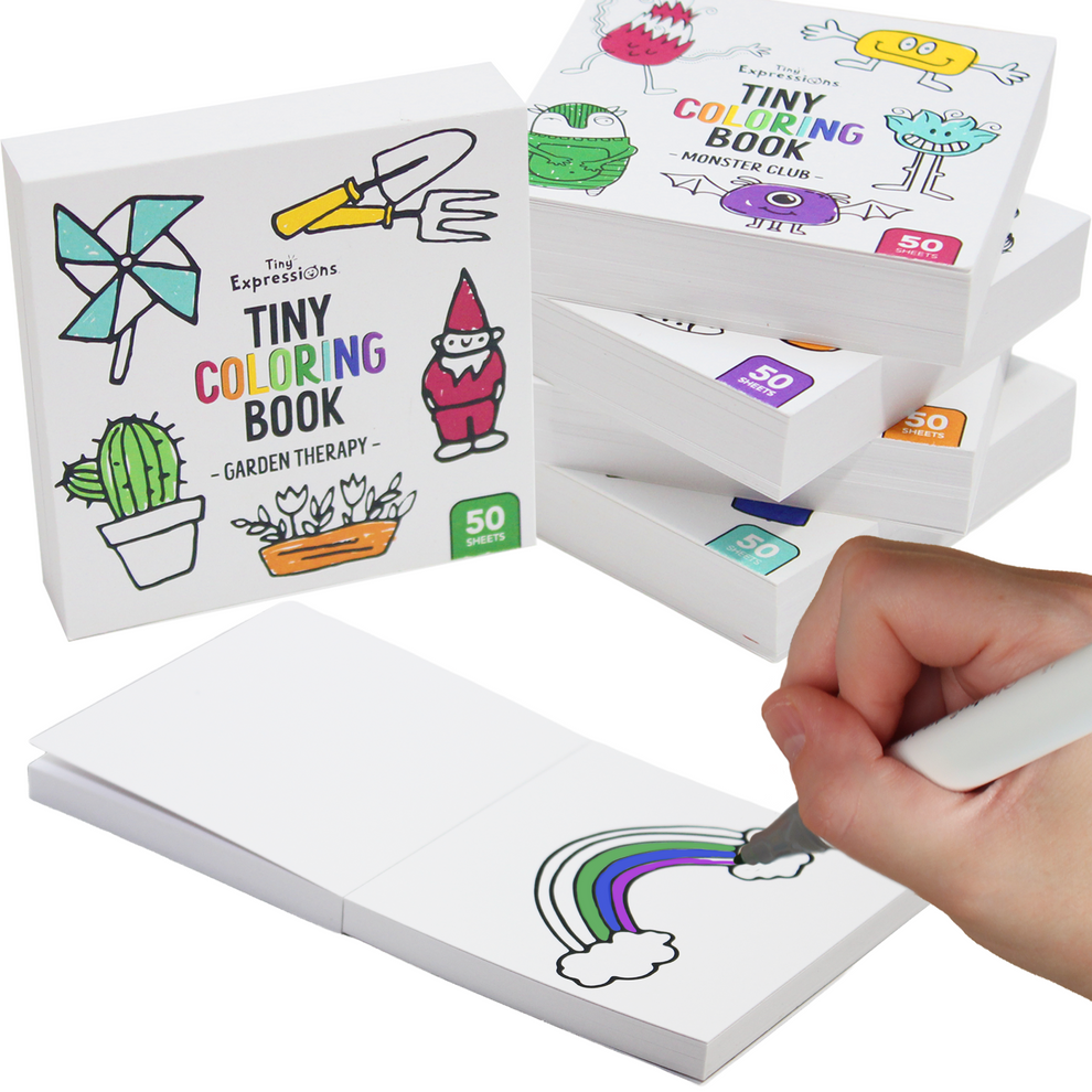 Mini Coloring Books Original Collection – Tiny Expressions