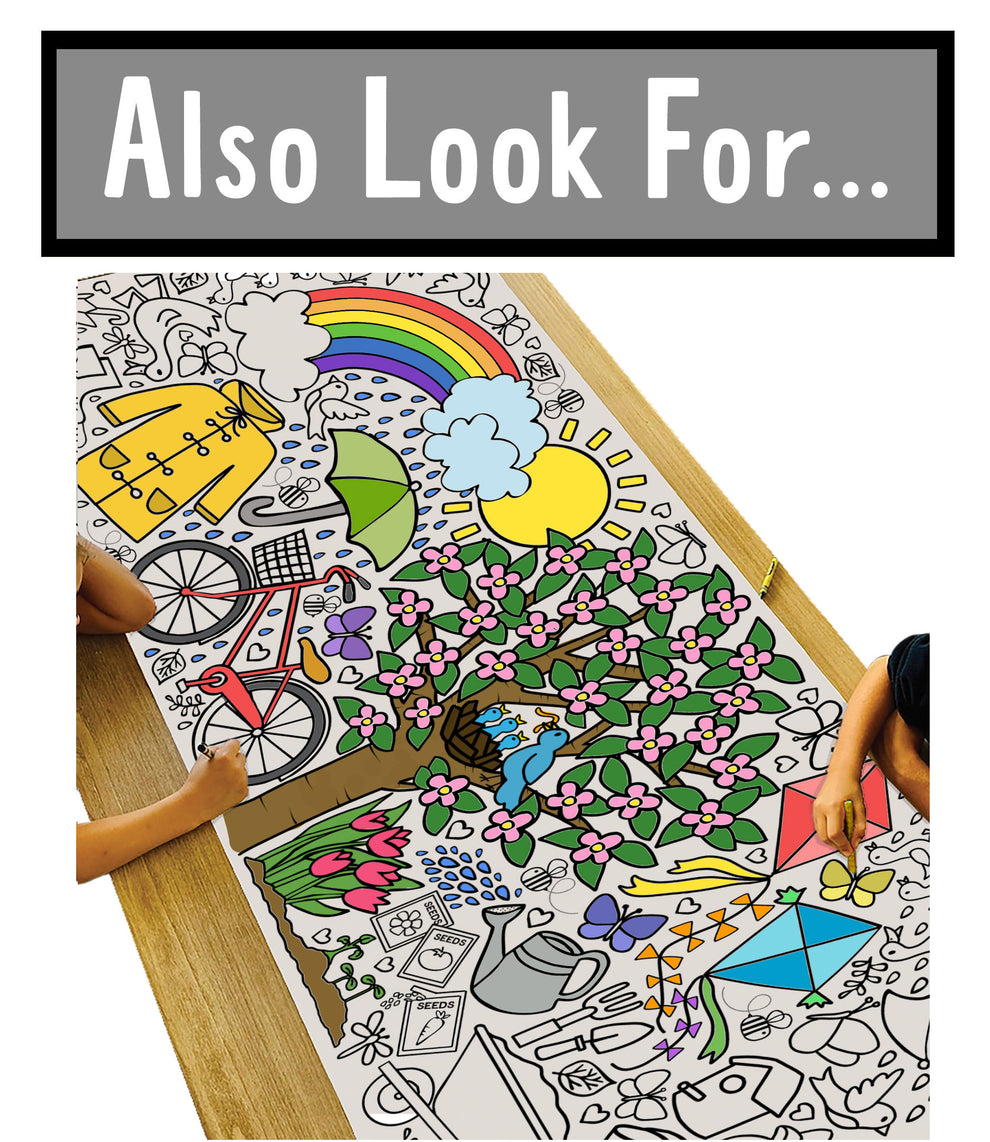 Giant Easter Religious Coloring Banner – Tiny Expressions