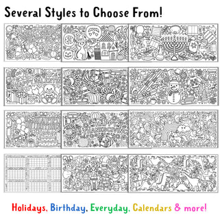 Giant Spring Coloring Banner – Tiny Expressions