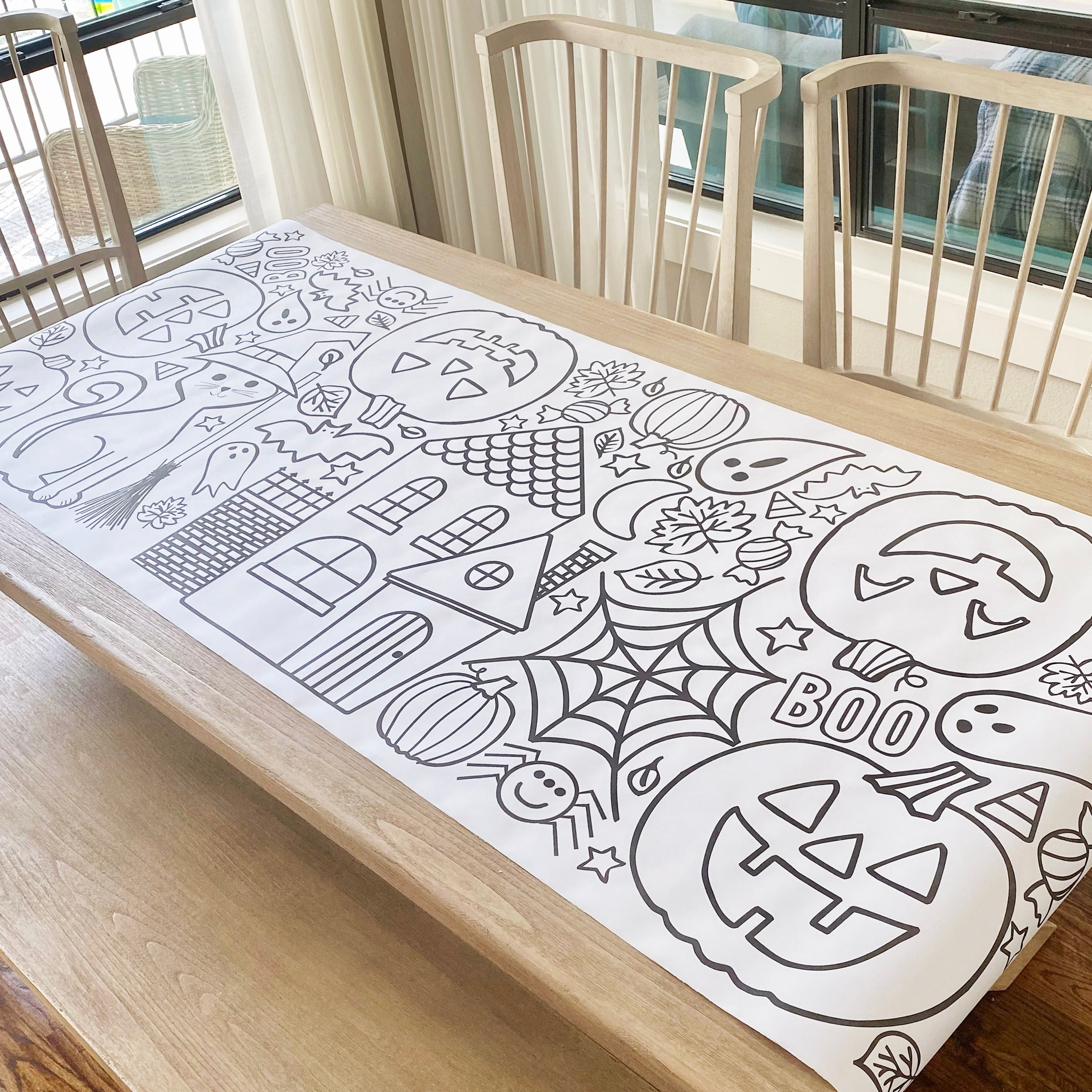 Giant Halloween Coloring Banner – Tiny Expressions