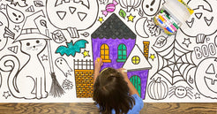 Giant Halloween Coloring Banner – Tiny Expressions